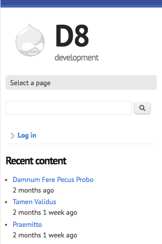 Skeleton D8 | Drupal.org